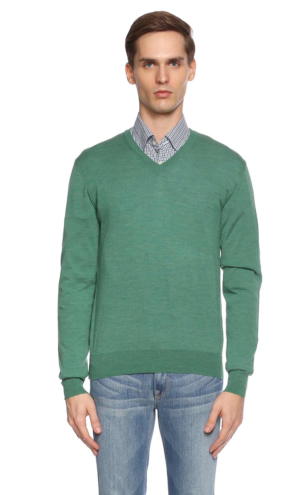 Hackett-Hackett Yeşil Triko