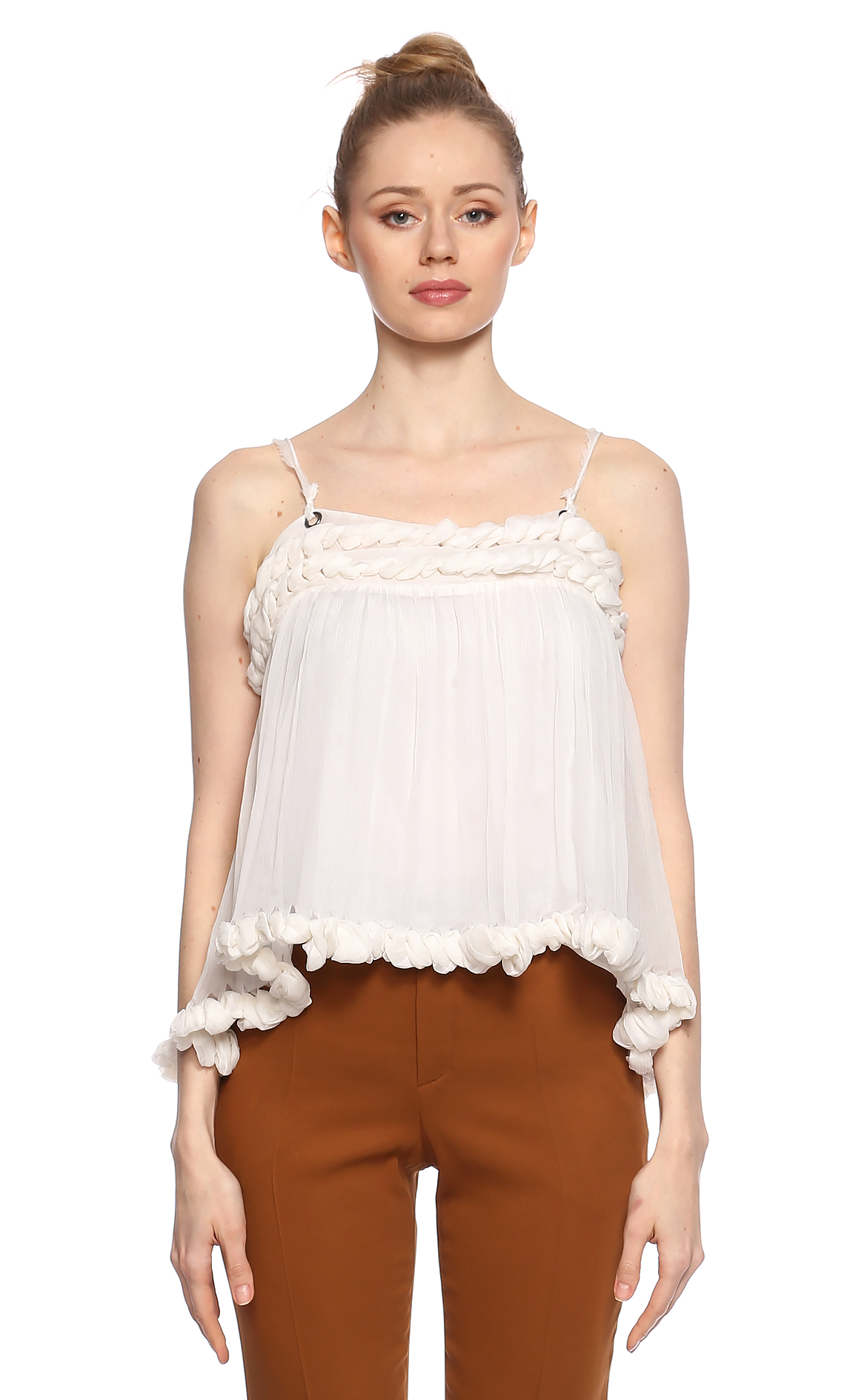 Catherine Malandrino-Catherine Malandrino Beyaz Bluz