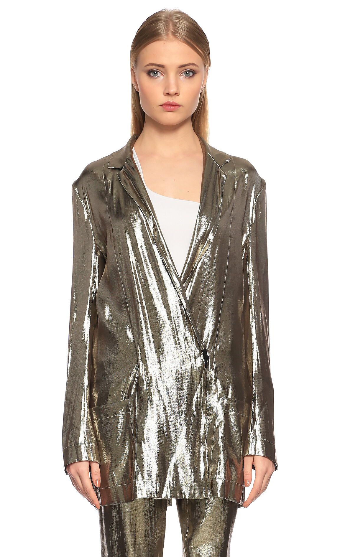 Lanvin-Lanvin Platin Ceket