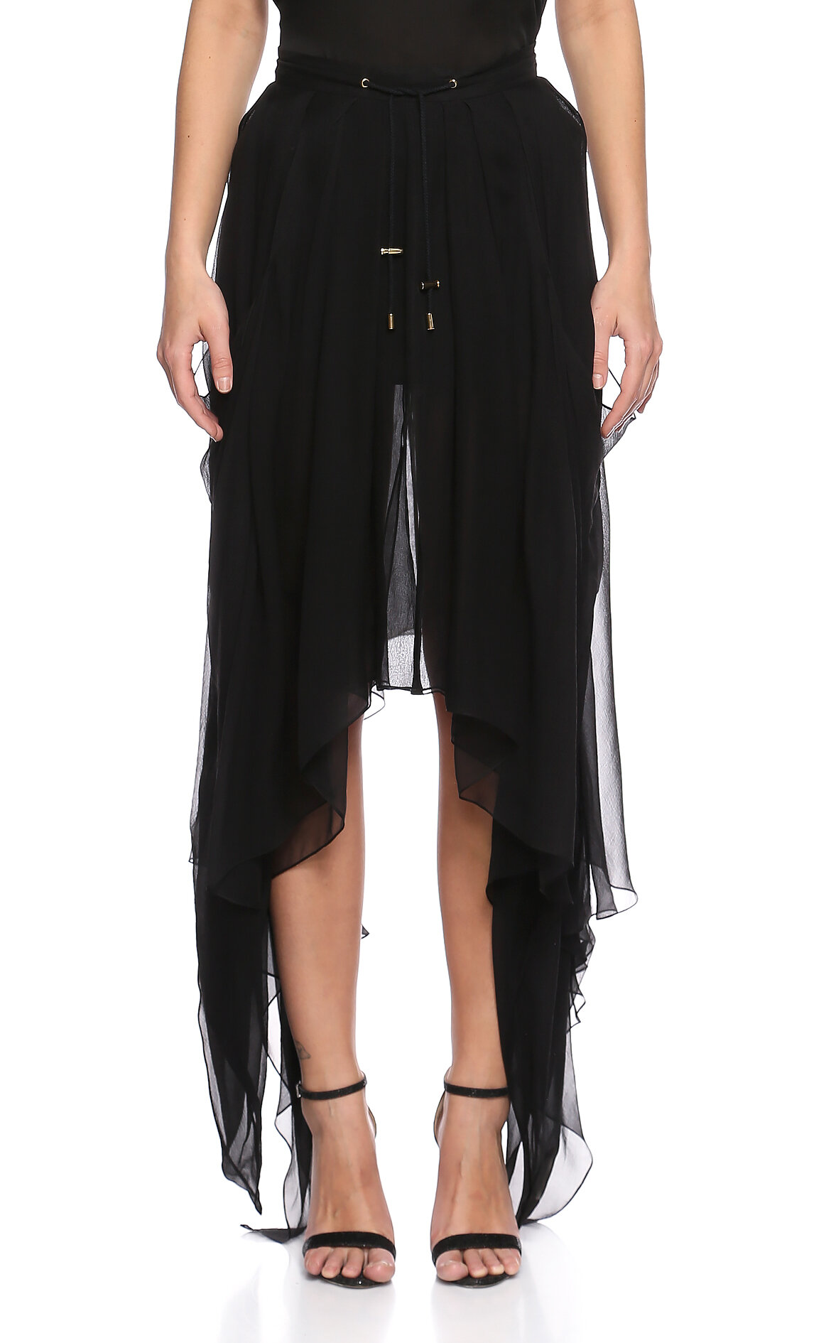 Balmain-Balmain Siyah Etek