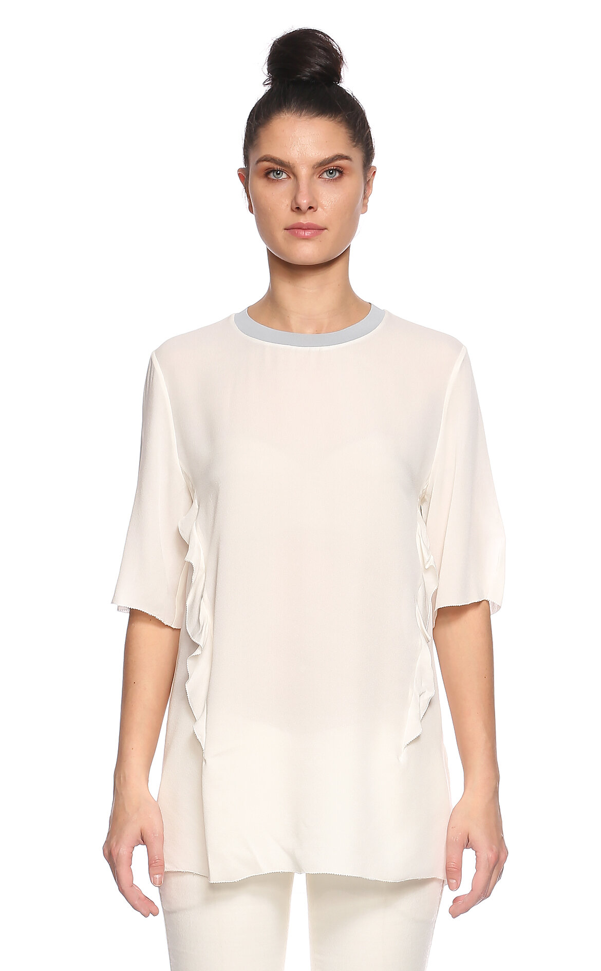 3.1 Phillip Lim-3.1 Phillip Lim Fırfırlı T-shirt