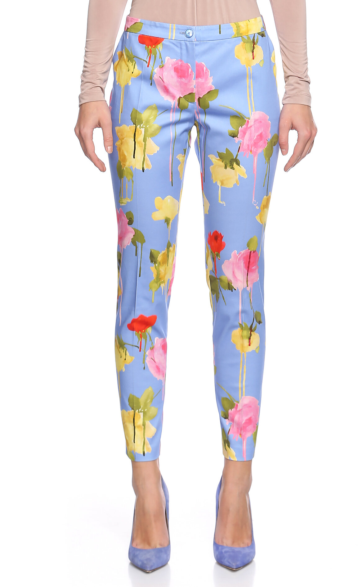 Blumarine-Blumarine Mavi Pantolon