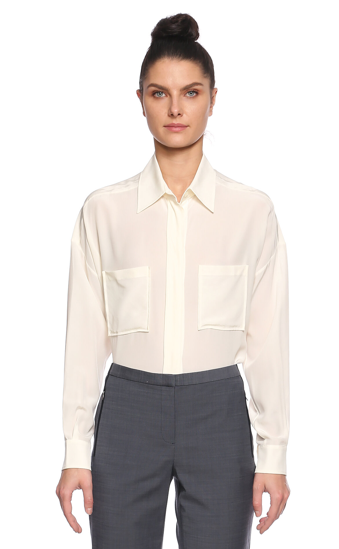 Alberta Ferretti -Alberta Ferretti  Beyaz Gömlek