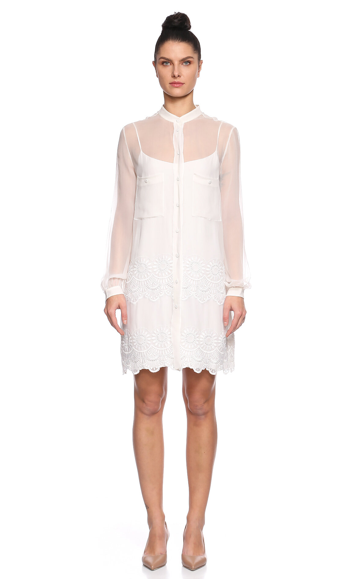 Alberta Ferretti -Alberta Ferretti  Beyaz Gömlek