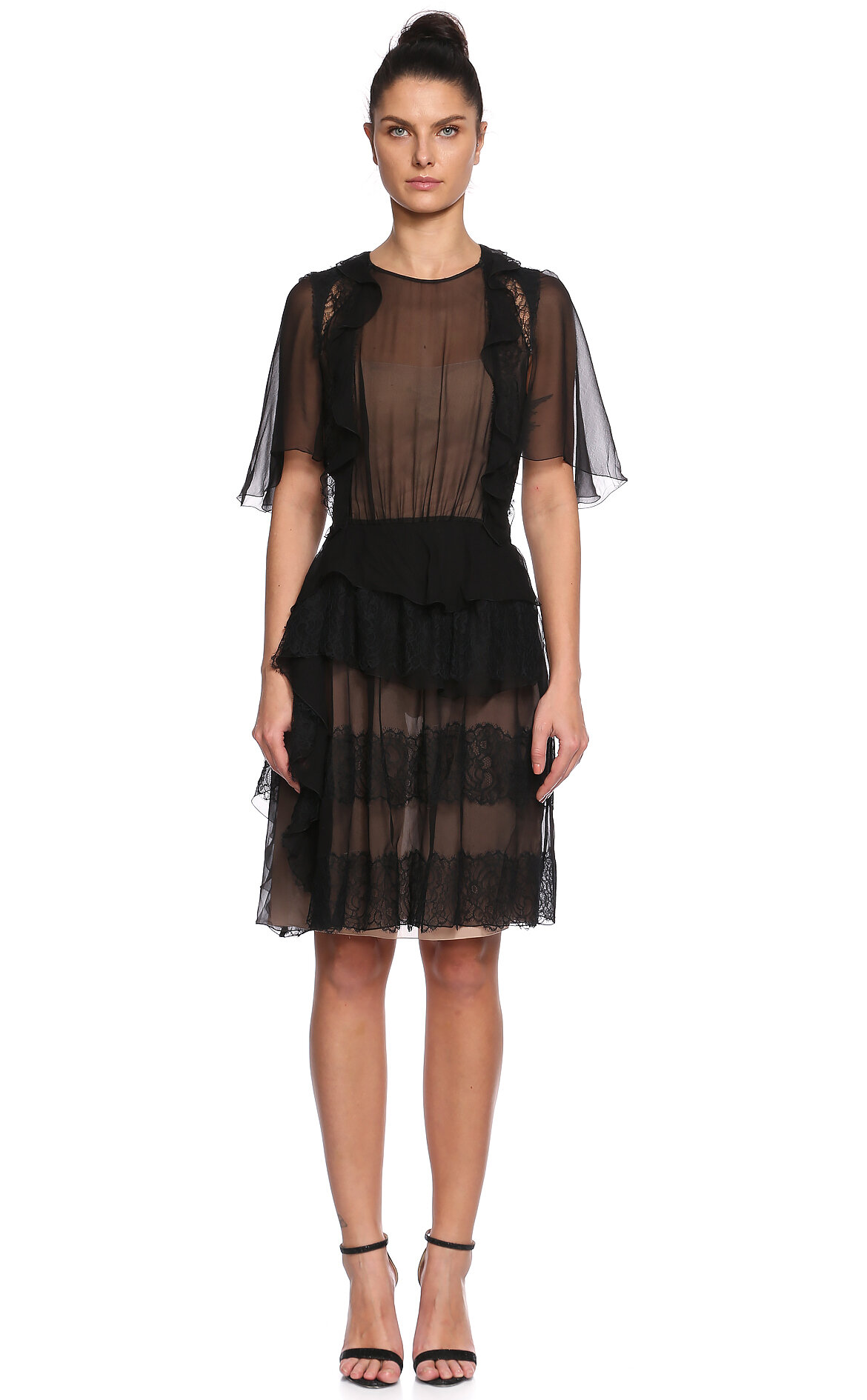 Alberta Ferretti -Alberta Ferretti  Siyah Elbise