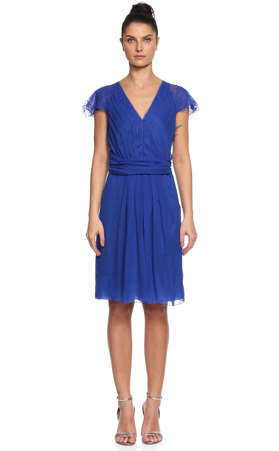 Alberta Ferretti -Alberta Ferretti  Mavi Elbise