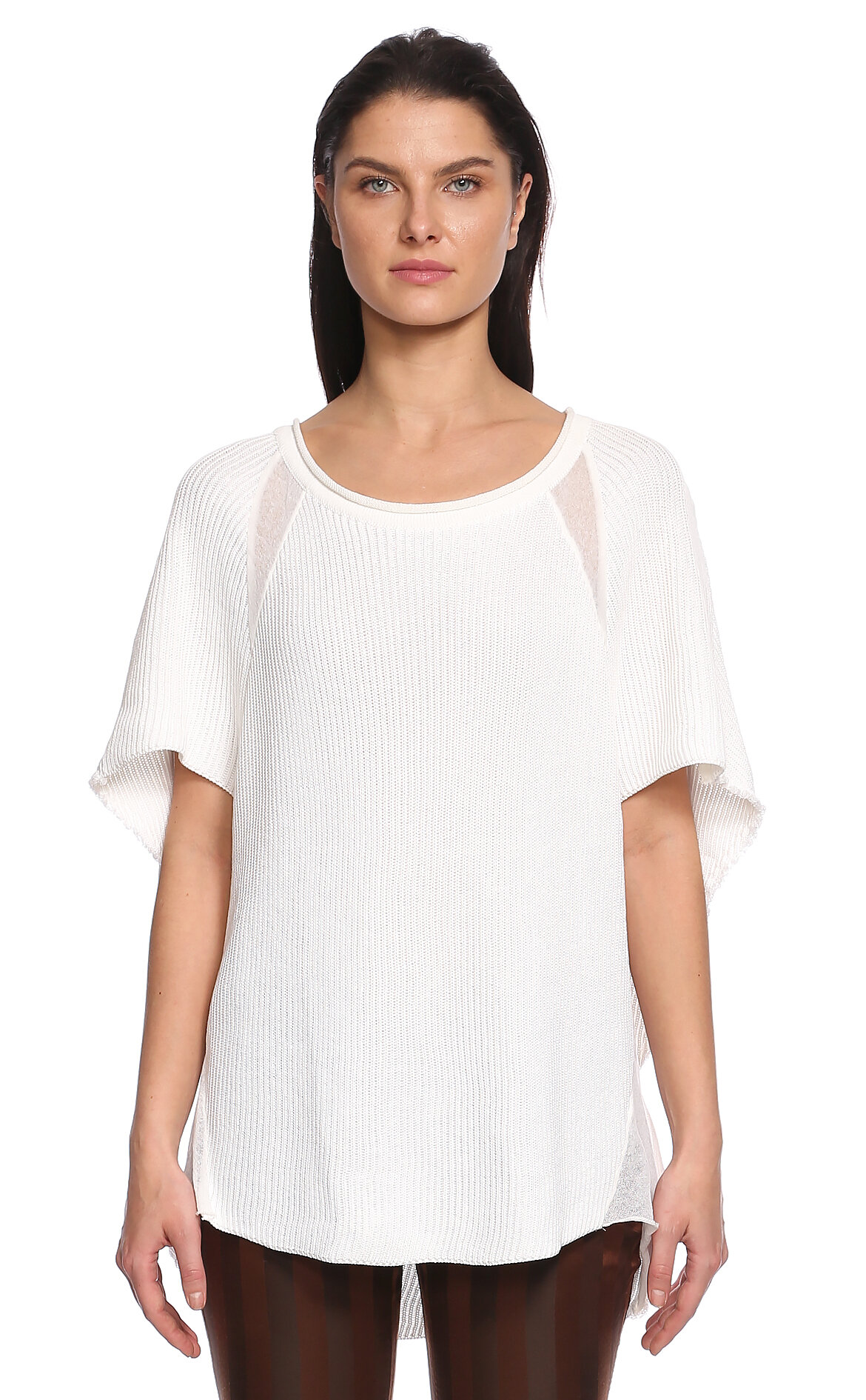 Costume National-Costume National Beyaz Bluz