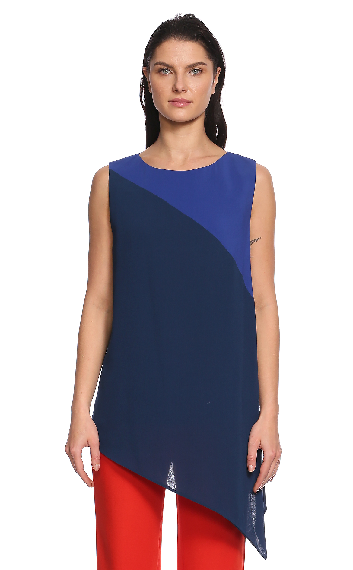 Costume National-Costume National Saks Mavisi Bluz