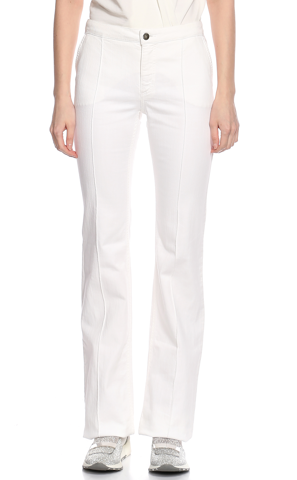 Emilio Pucci-Emilio Pucci Beyaz Pantolon