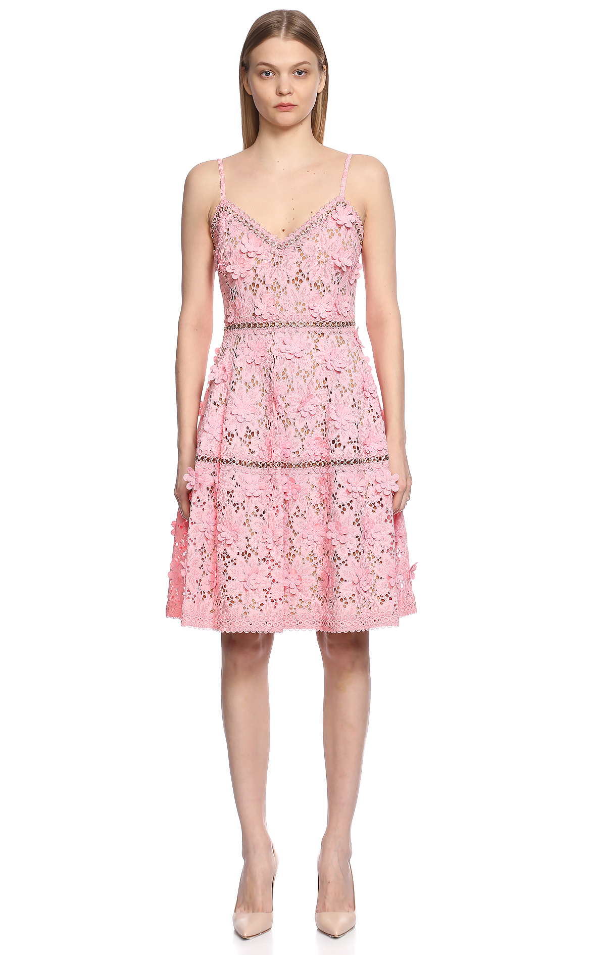 MICHAEL Michael Kors-MICHAEL Michael Kors Pembe Elbise