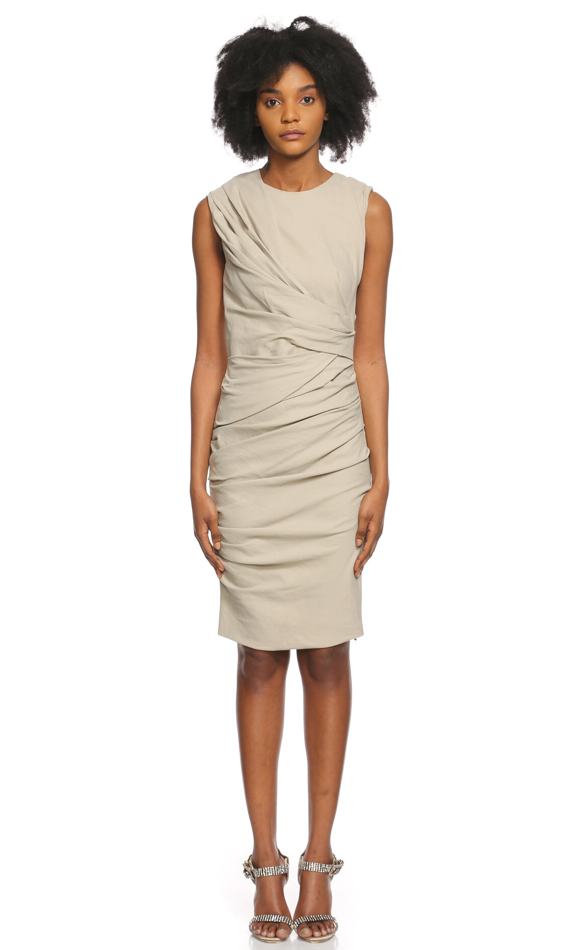 Lanvin-Lanvin Ekru Elbise