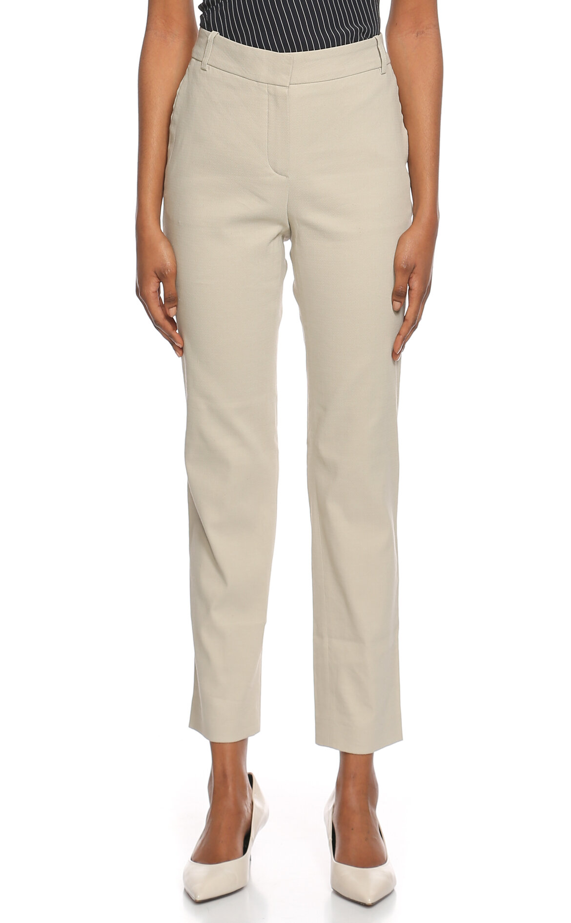 Lanvin-Lanvin Ekru Pantolon