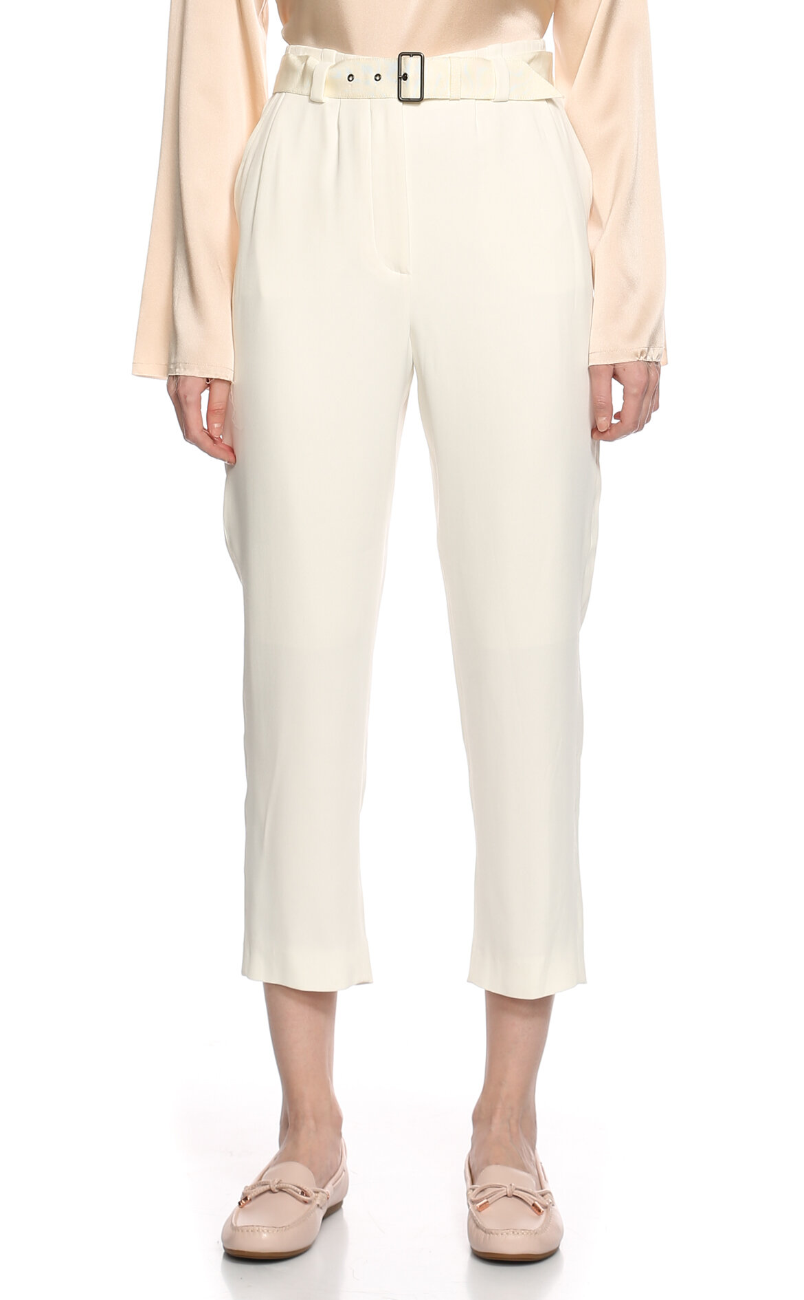 Lanvin-Lanvin Ekru Pantolon