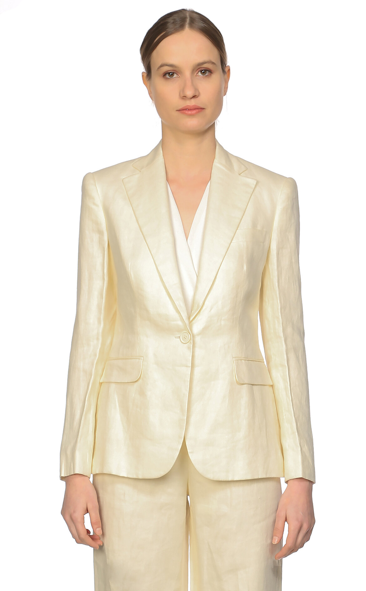 Ralph Lauren Black Label-Ralph Lauren Black Label Ekru Ceket