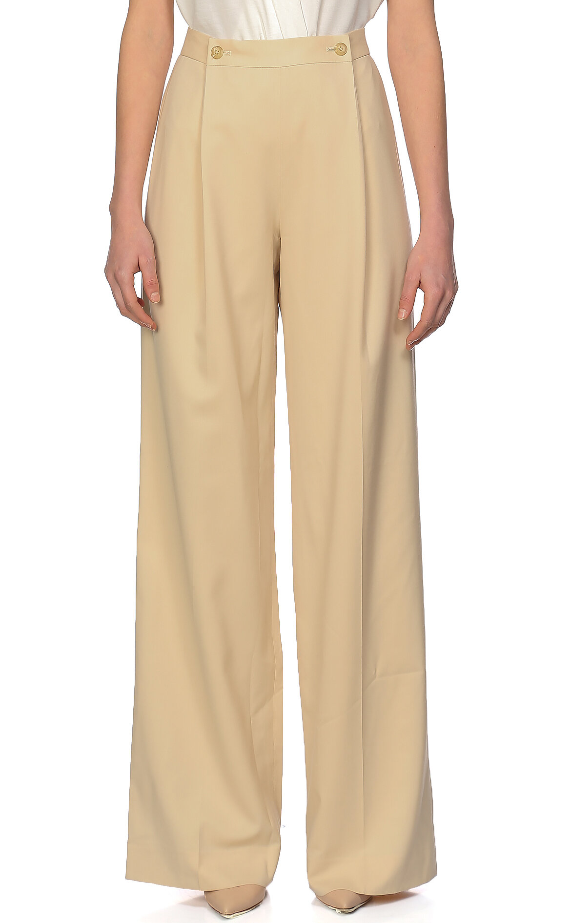 Ralph Lauren Black Label-Ralph Lauren Black Label Krem Rengi Pantolon