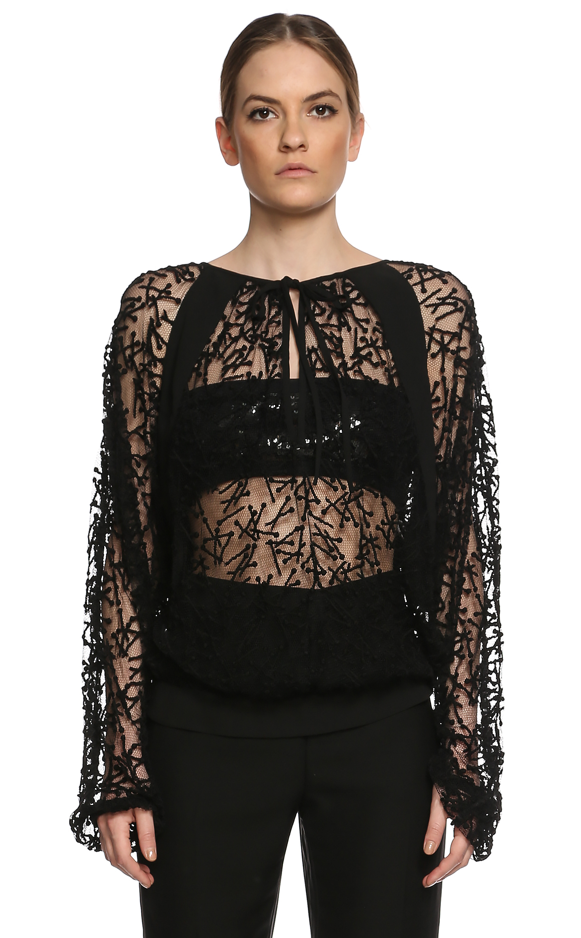 Jean Paul Gaultier-Jean Paul Gaultier Siyah Bluz