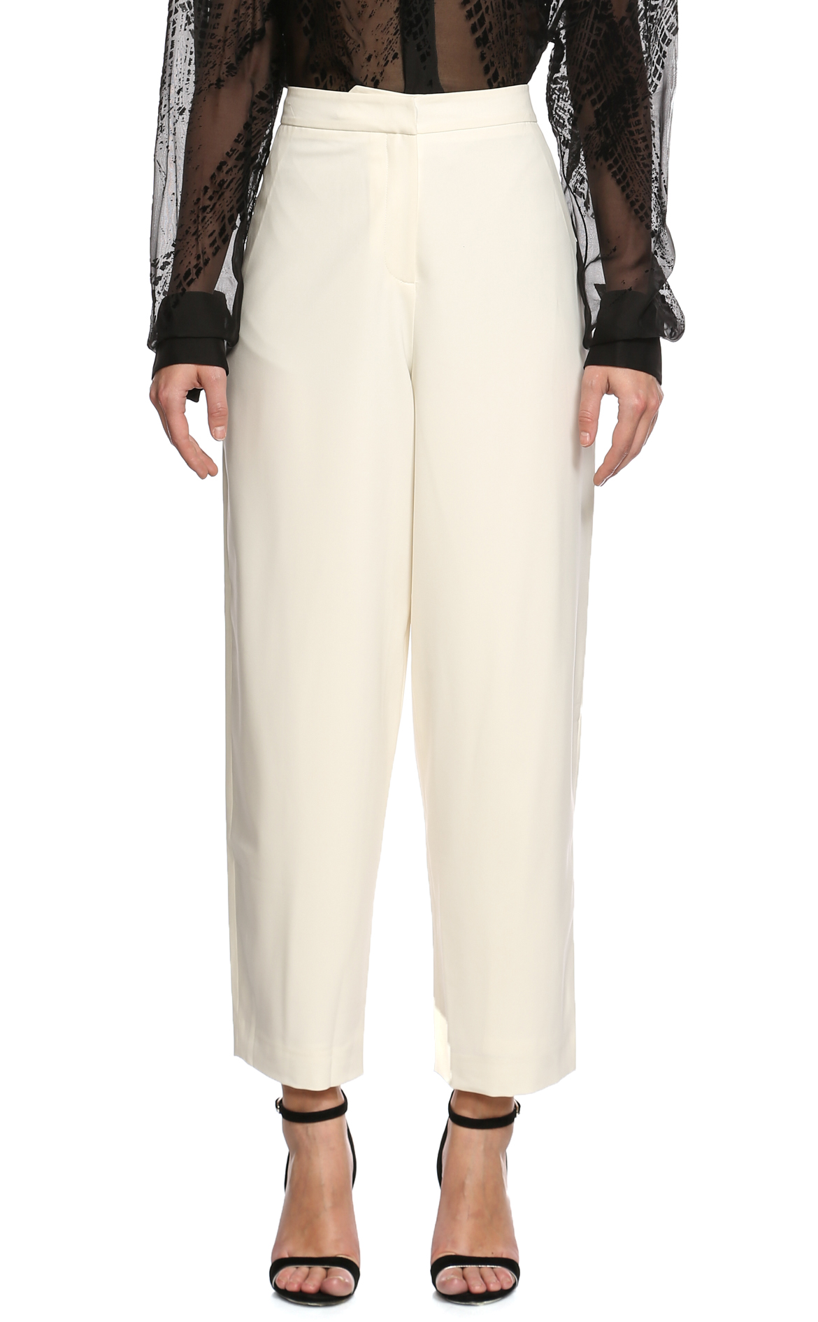 Elizabeth & James-Elizabeth & James Beyaz Pantolon