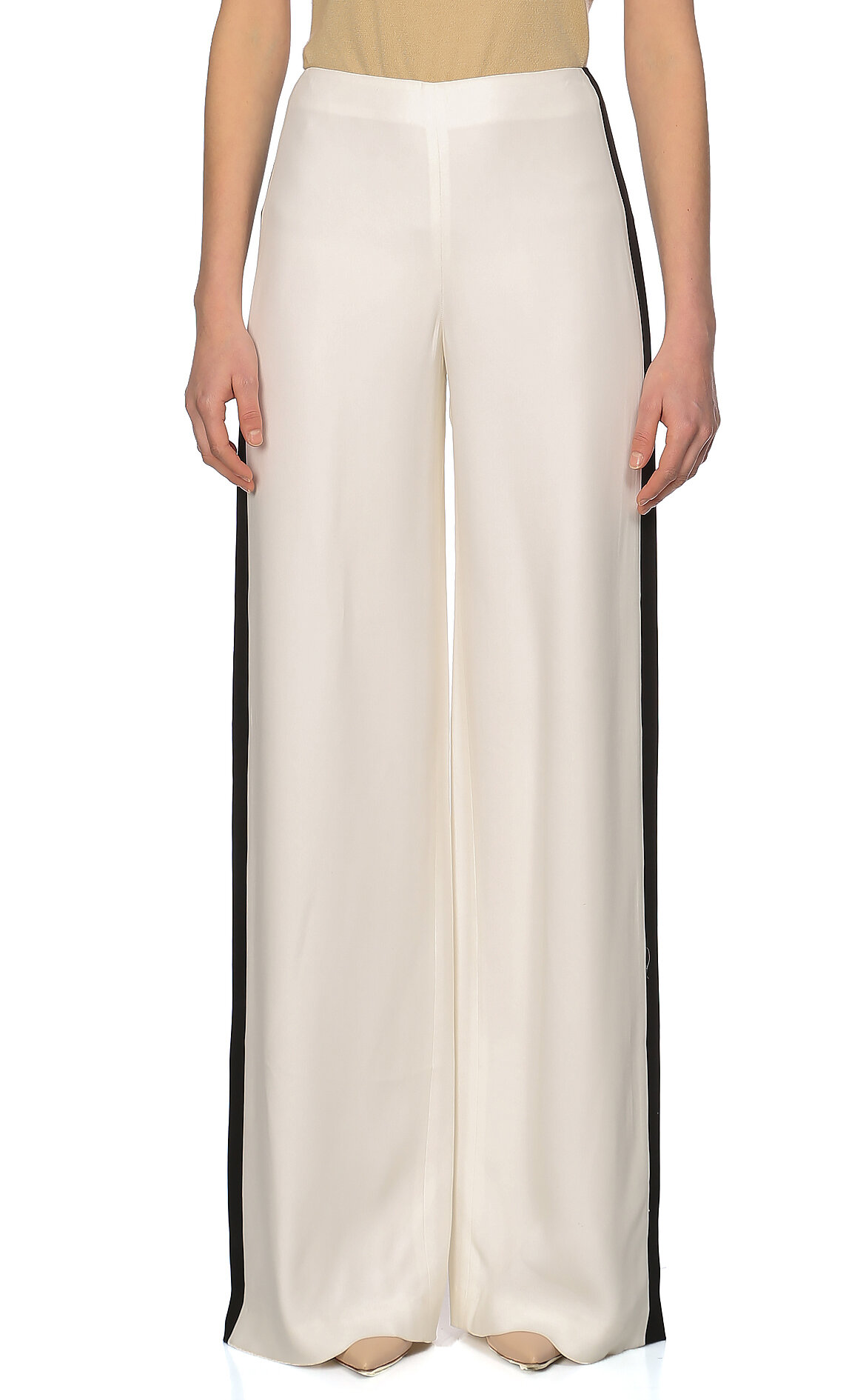 Ralph Lauren Black Label-Ralph Lauren Black Label Beyaz Pantolon