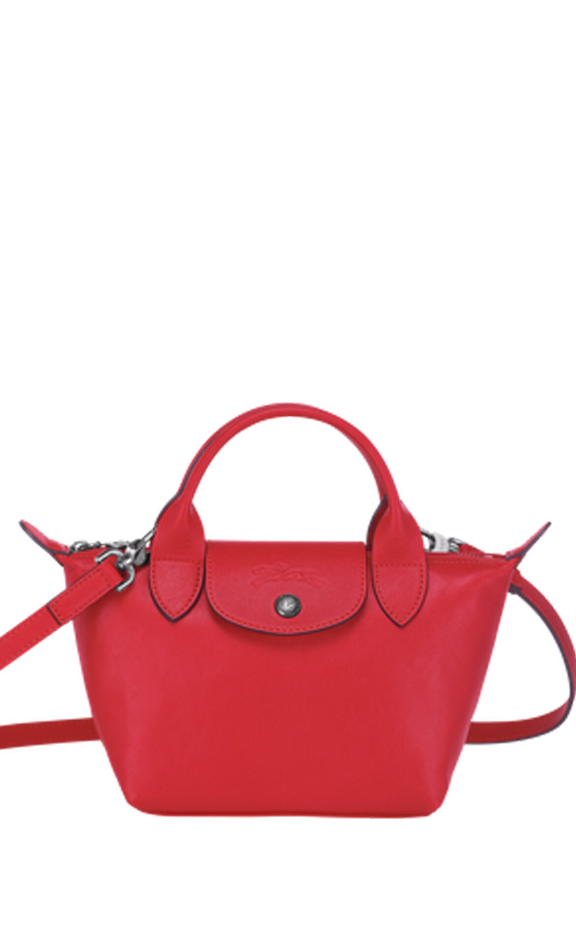 Longchamp-Le Pliage Cuir El Çantası XS