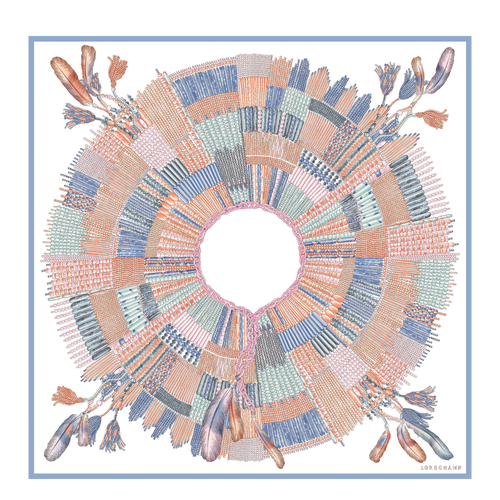 Longchamp-Longchamp Turuncu Eşarp