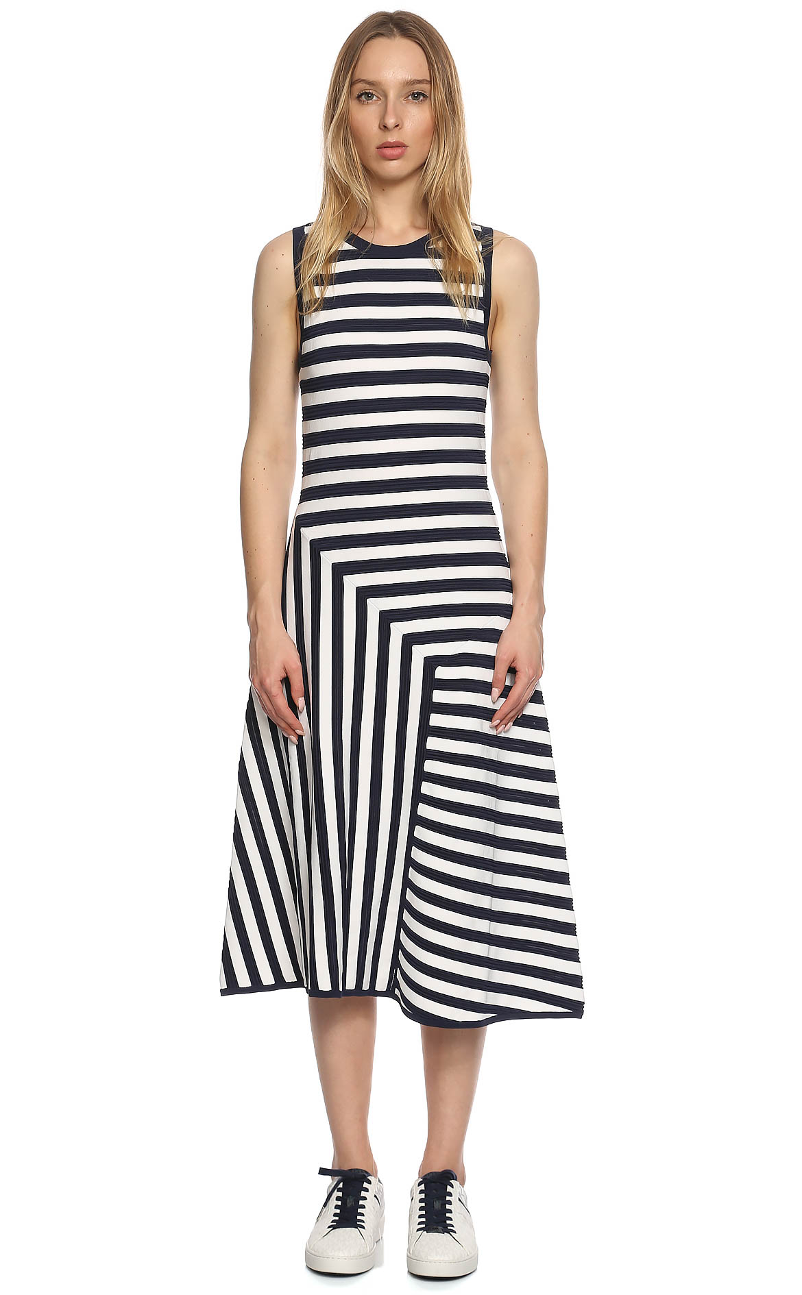 MICHAEL Michael Kors-MICHAEL Michael Kors Lacivert Elbise