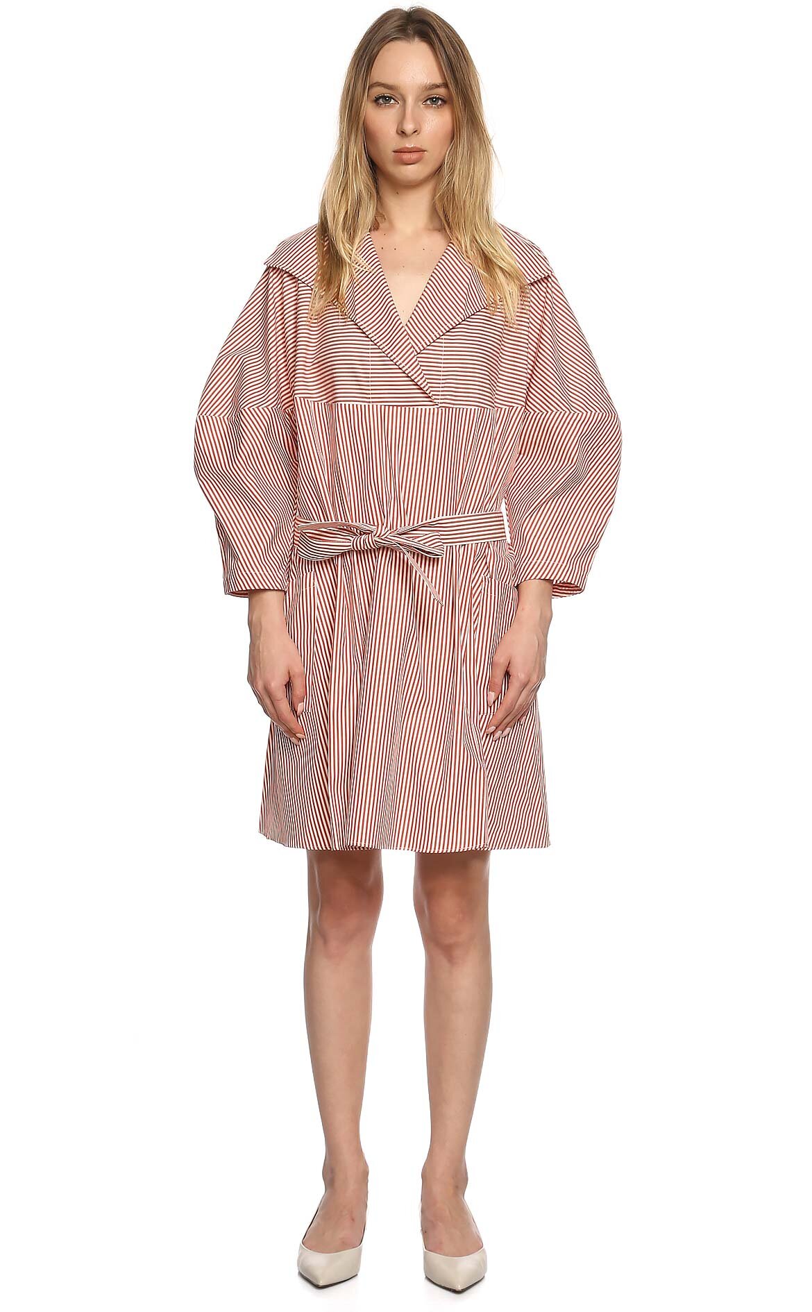 Palmer Harding-Palmer Harding Çizgili Geniş Kesim Elbise