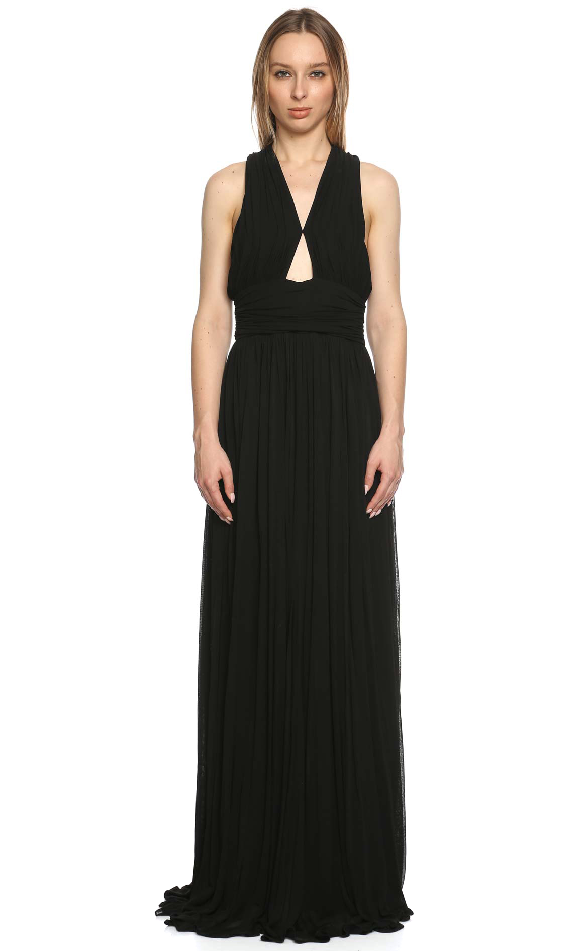 Michael Kors Collection-Michael Kors Collection Siyah Gece Elbisesi