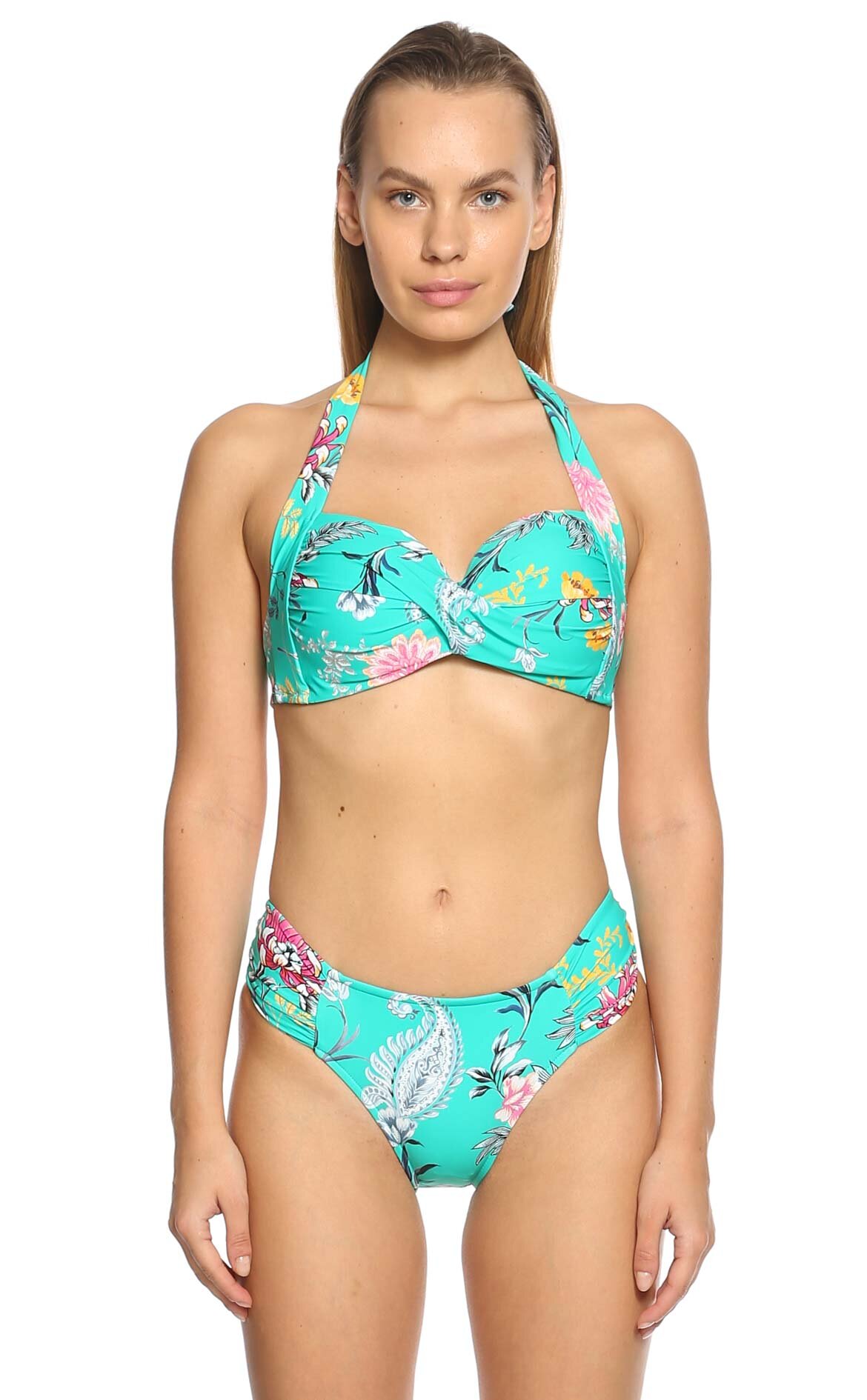 Seafolly-Seafolly Yeşil Bikini Üstü