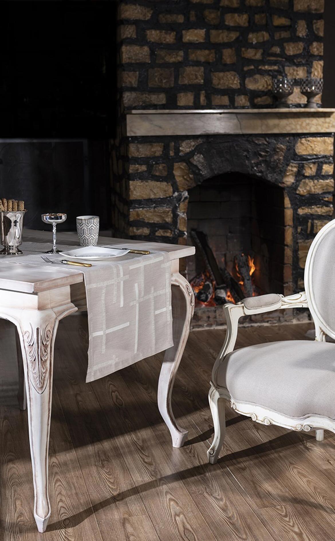 Gül Güler-Gül Güler Beyaz Runner