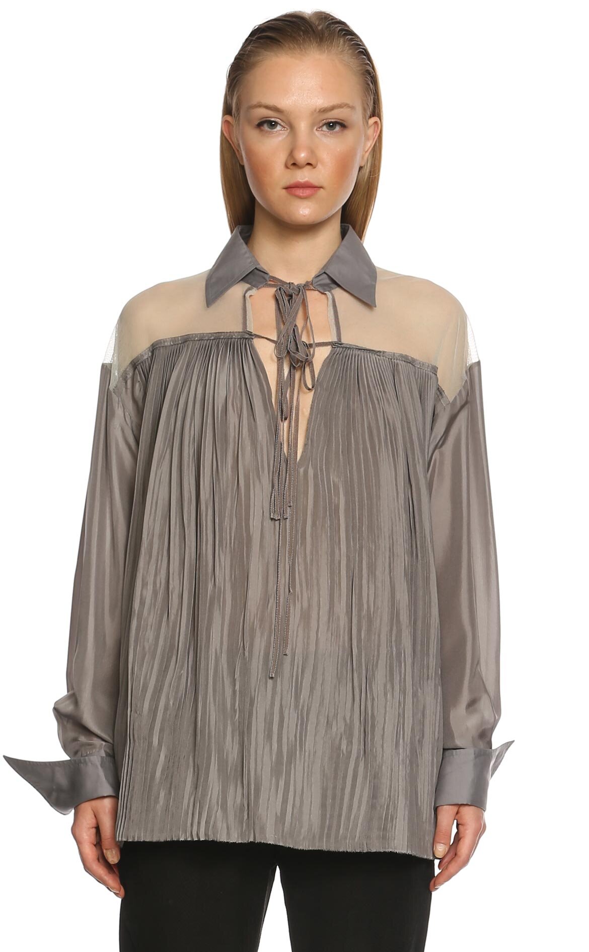 Gianfranco Ferre-Gianfranco Ferre Gri Gömlek