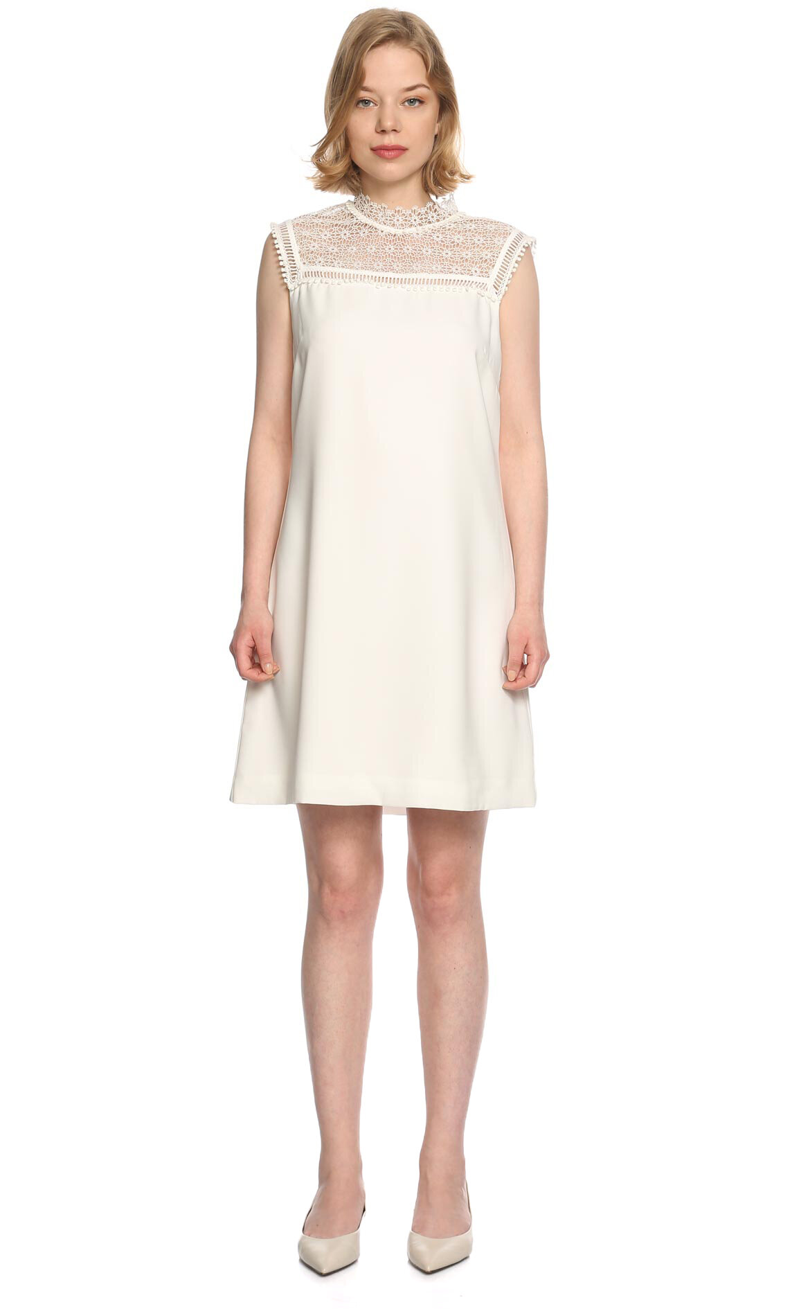 Ted Baker-Ted Baker Ekru Elbise