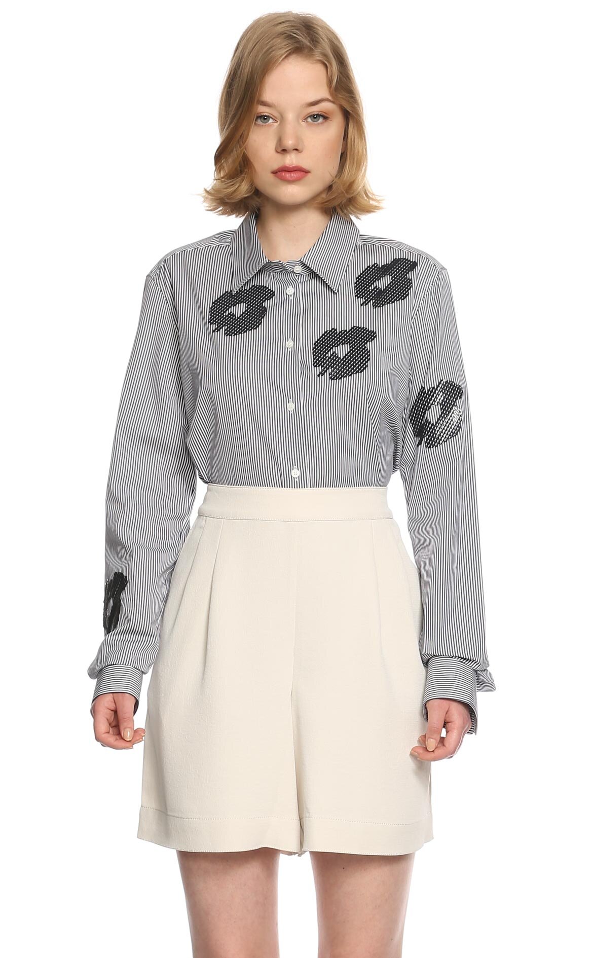 Jil Sander-Jil Sander Lacivert Gömlek Jil Sander-Jil Sander Lacivert Gömlek