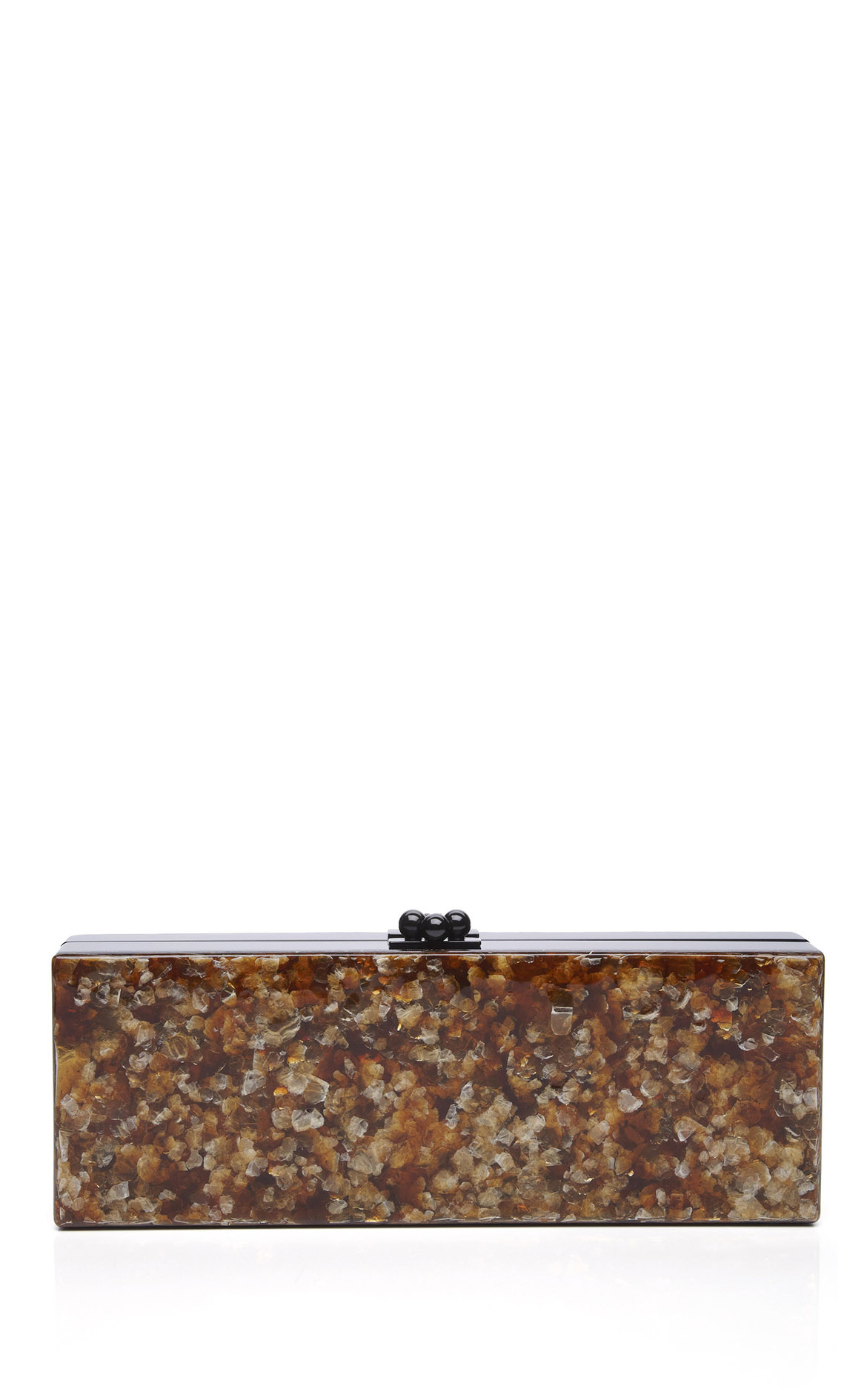 Edie Parker-Edie Parker Kahverengi Clutch Edie Parker-Edie Parker Kahverengi Clutch