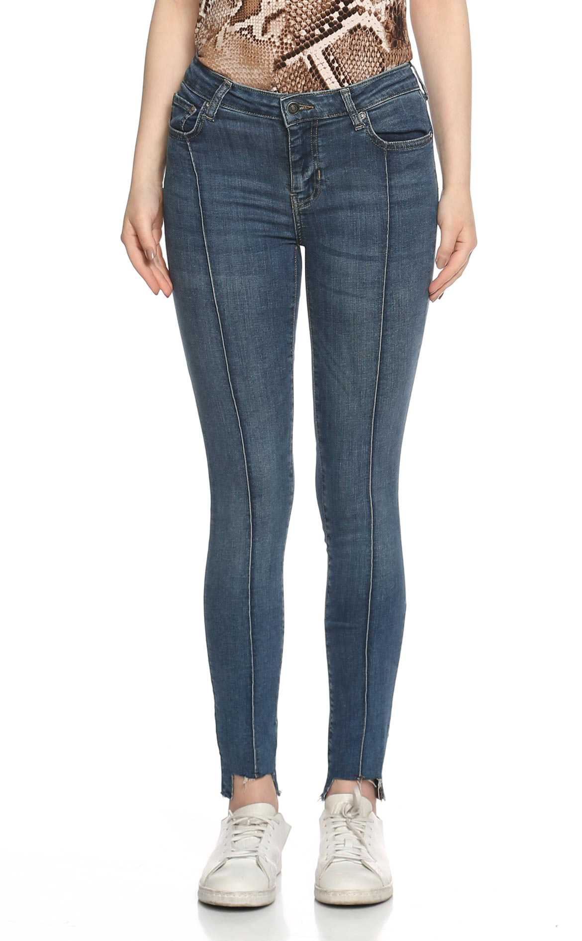 Free People-Free People Mavi Denim Pantolon Free People-Free People Mavi Denim Pantolon