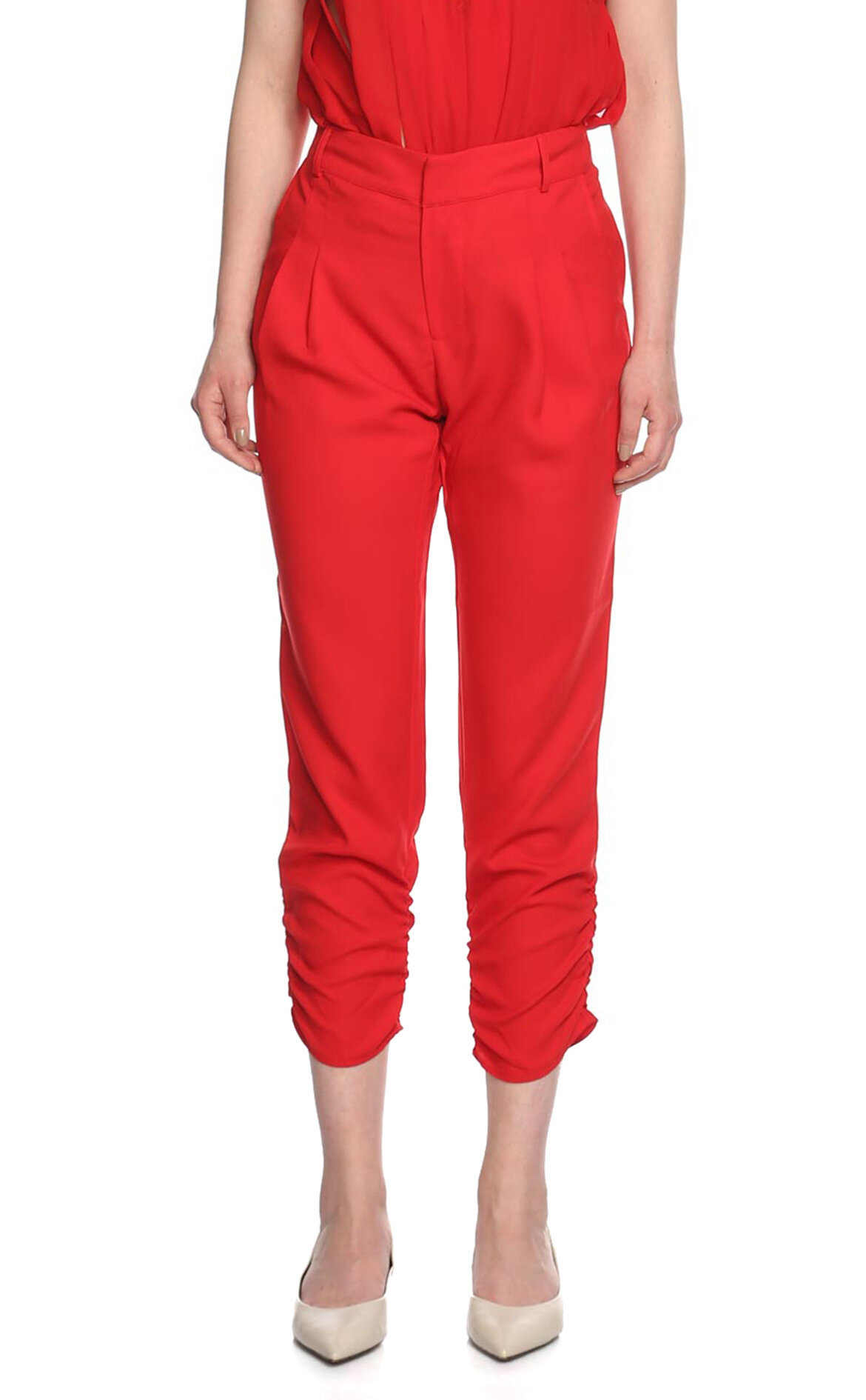 Parker-Parker Bordo Pantolon