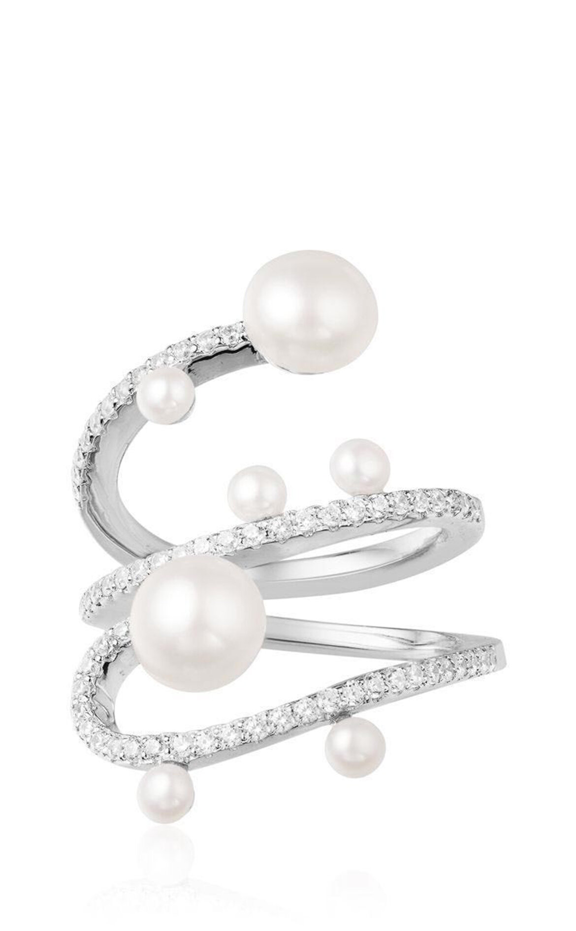 Apm Monaco-Apm Monaco Gümüş Rengi Yüzük