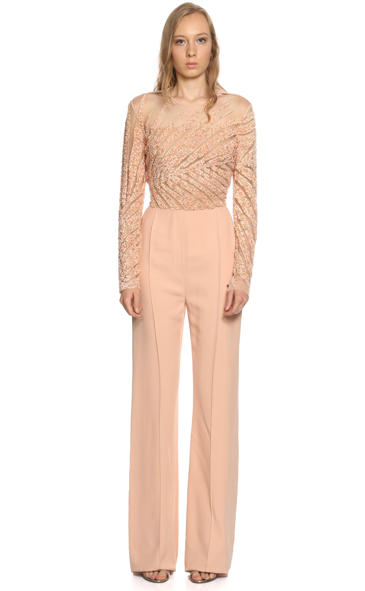 Elie Saab-Elie Saab Pembe Tulum Elie Saab-Elie Saab Pembe Tulum