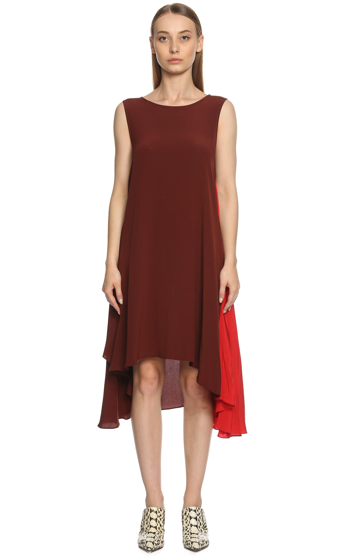 Dusan-Dusan Bordo Elbise