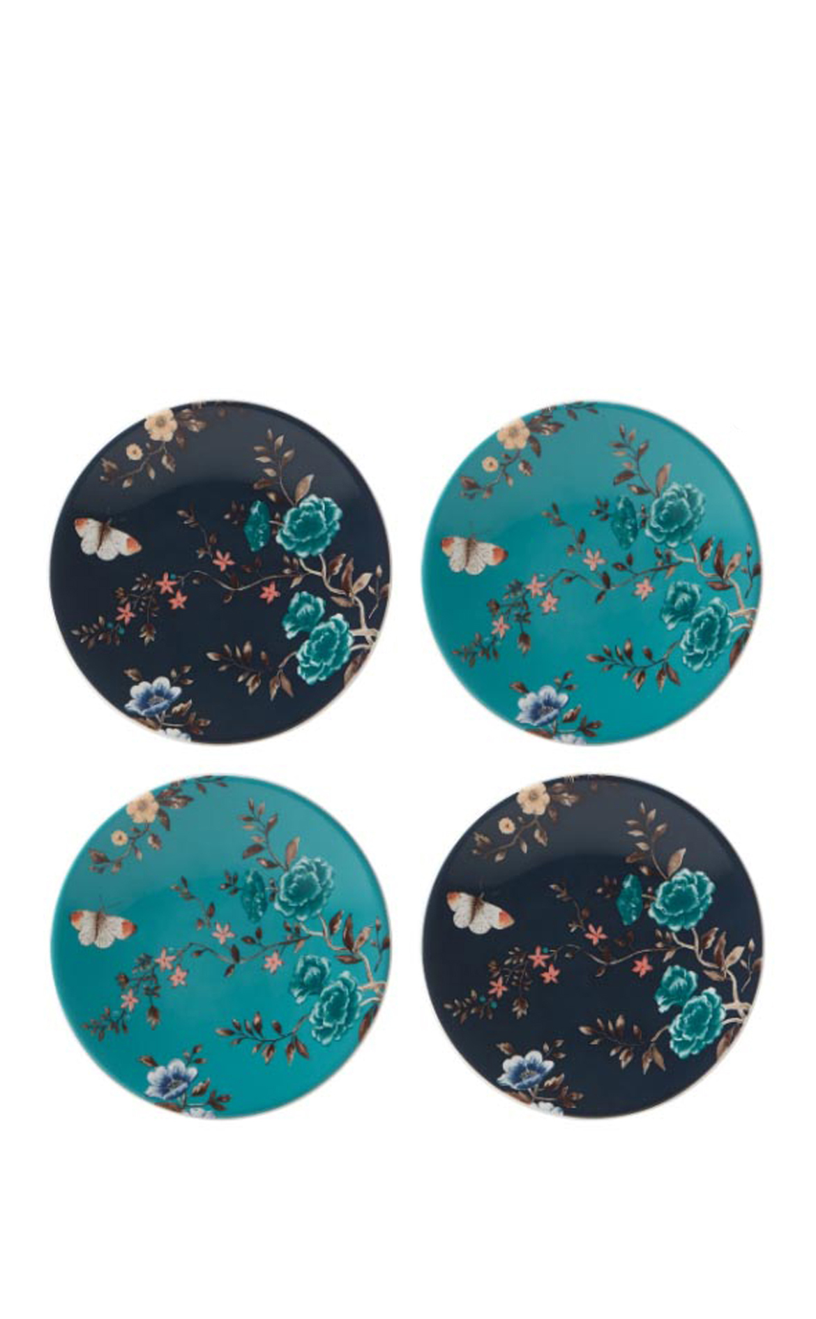 Lenox-Lenox Sprig & Vine Düz Tabak 20 cm, 4'lü Set Lenox-Lenox Sprig & Vine Düz Tabak 20 cm, 4'lü Set