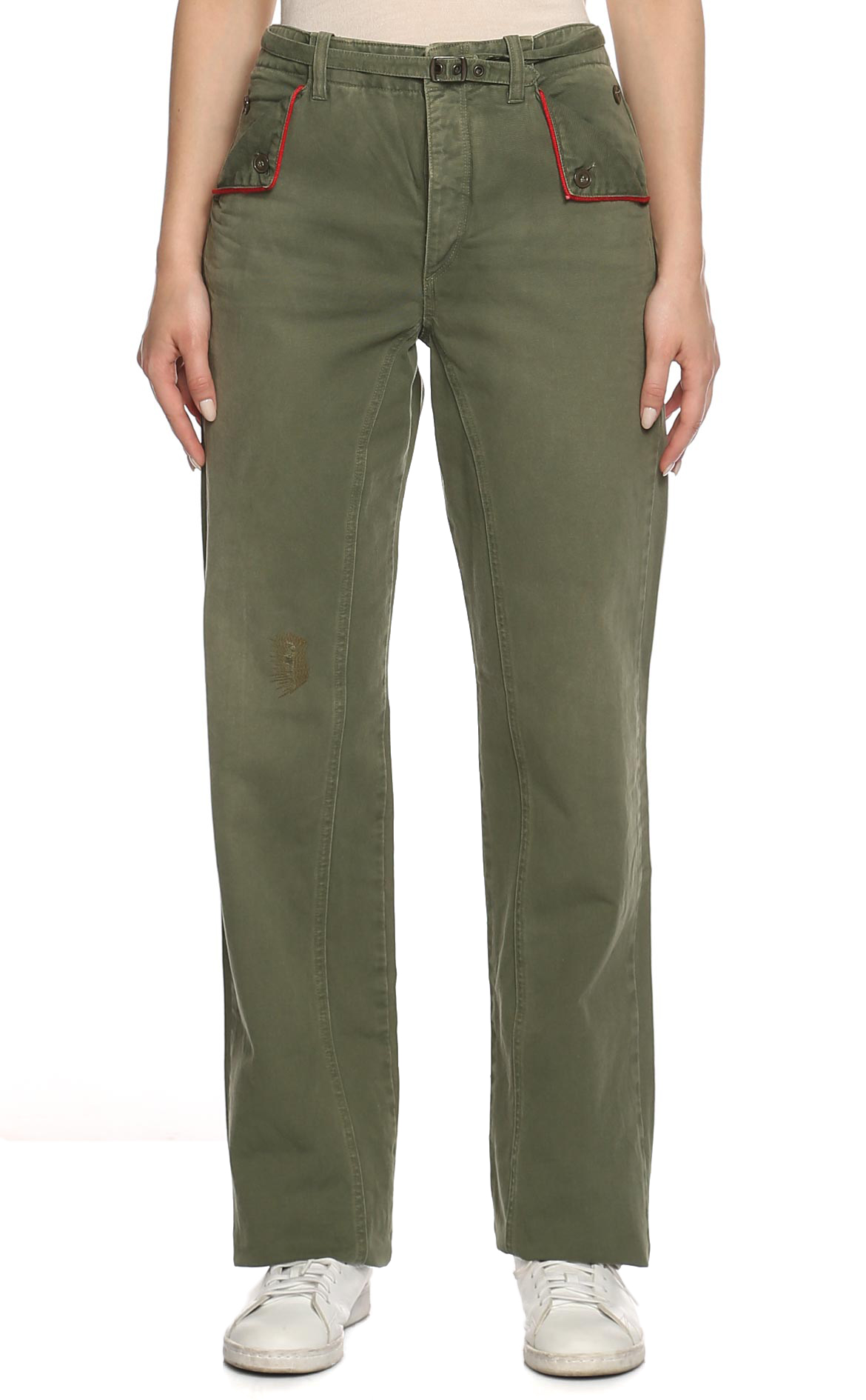 Golden Goose Deluxe-Golden Goose Deluxe Kırmızı Pantolon Golden Goose Deluxe-Golden Goose Deluxe Kırmızı Pantolon