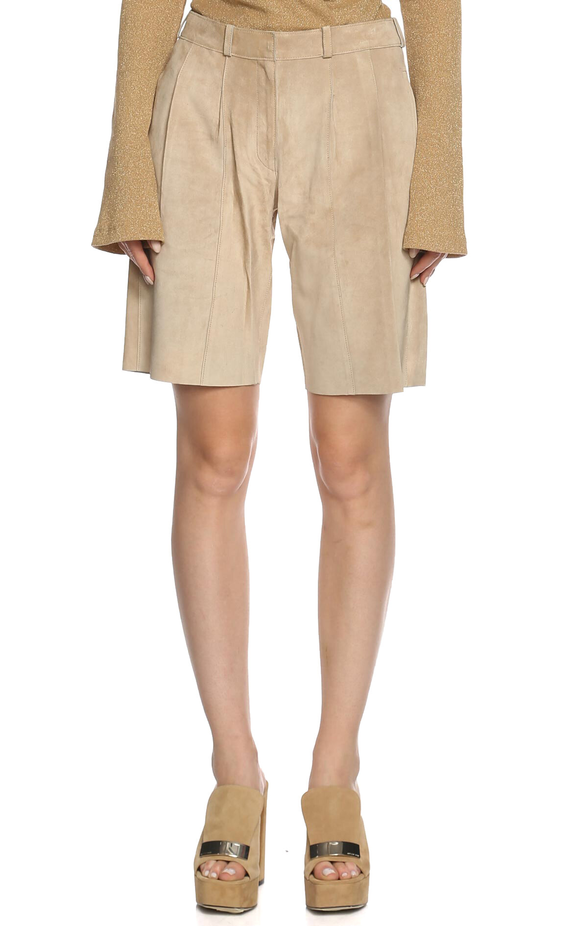 Derek Lam-Derek Lam Bej Şort Derek Lam-Derek Lam Bej Şort