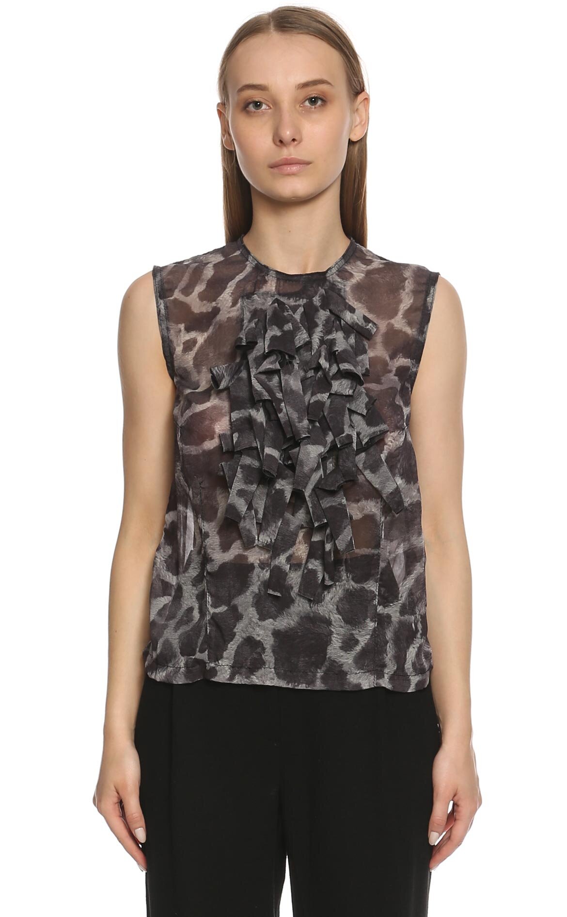 Comme Des Garcons-Comme Des Garcons Gri Bluz