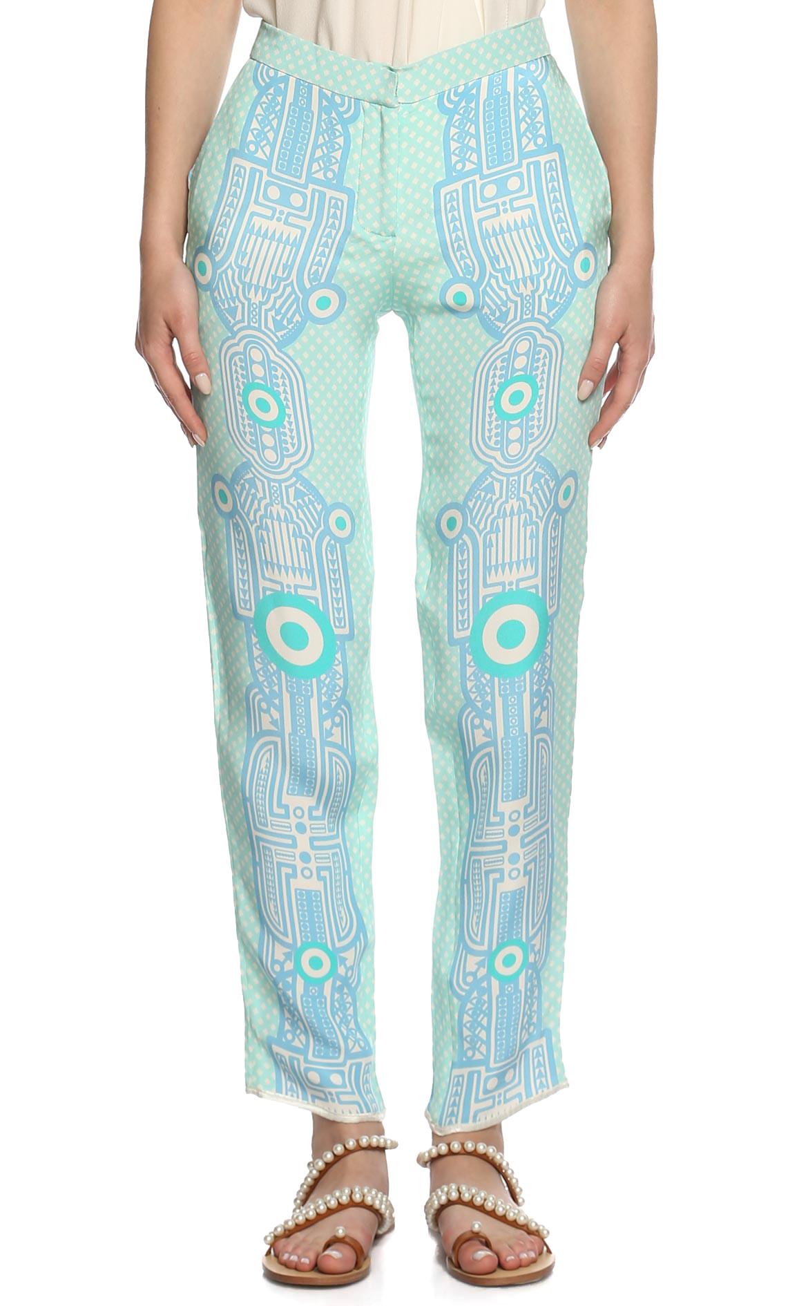 Holly Fulton-Holly Fulton Mint Yeşili Pantolon Holly Fulton-Holly Fulton Mint Yeşili Pantolon