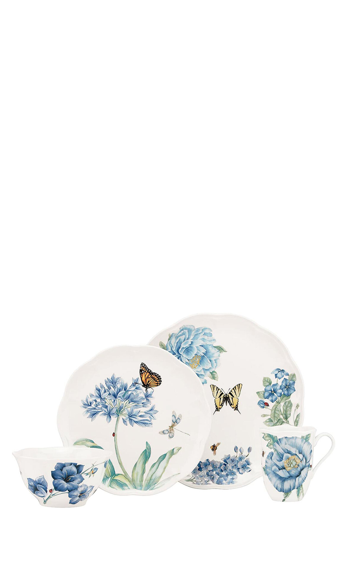 Lenox-Lenox Blue Butterfly Düz Tabak 23 cm Lenox-Lenox Blue Butterfly Düz Tabak 23 cm
