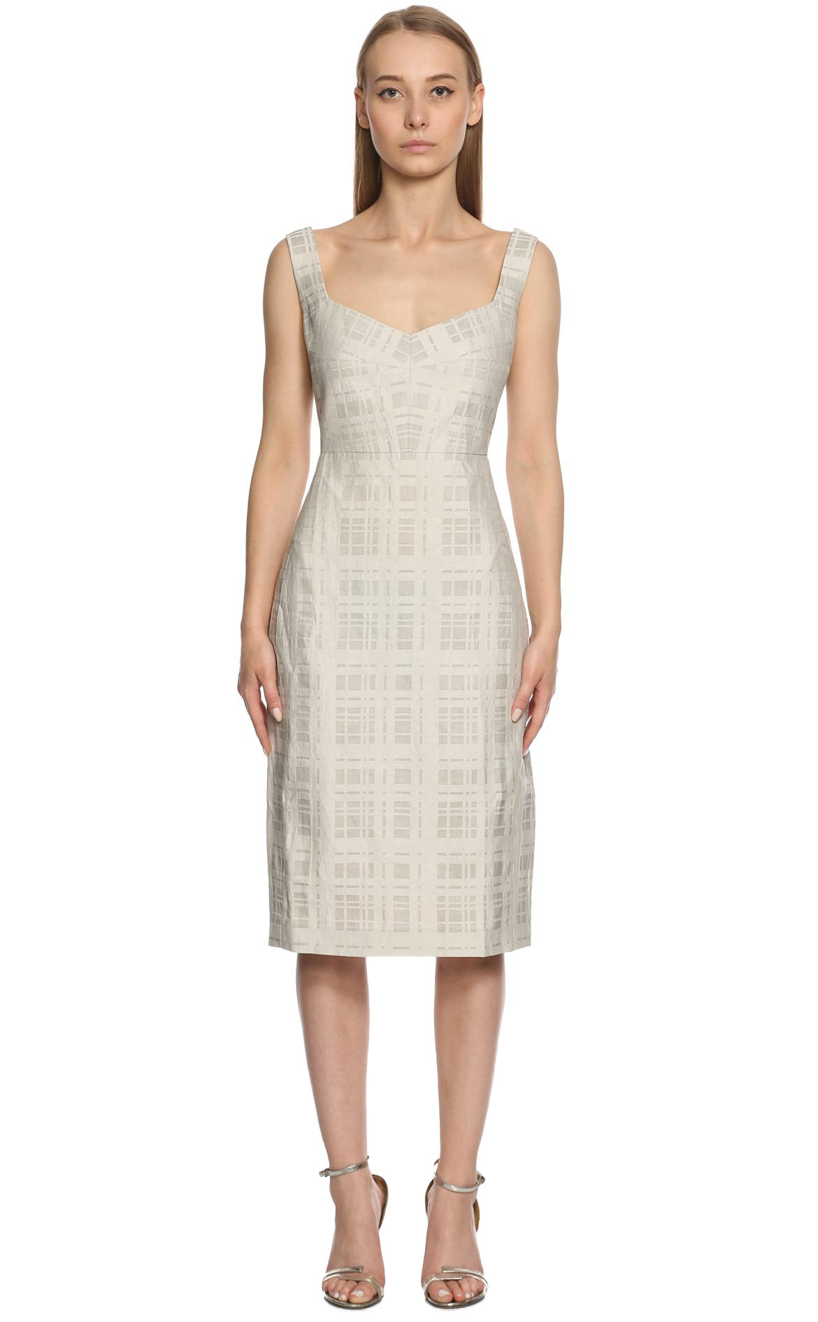 Narciso Rodriguez-Narciso Rodriguez Gümüş Rengi Elbise Narciso Rodriguez-Narciso Rodriguez Gümüş Rengi Elbise