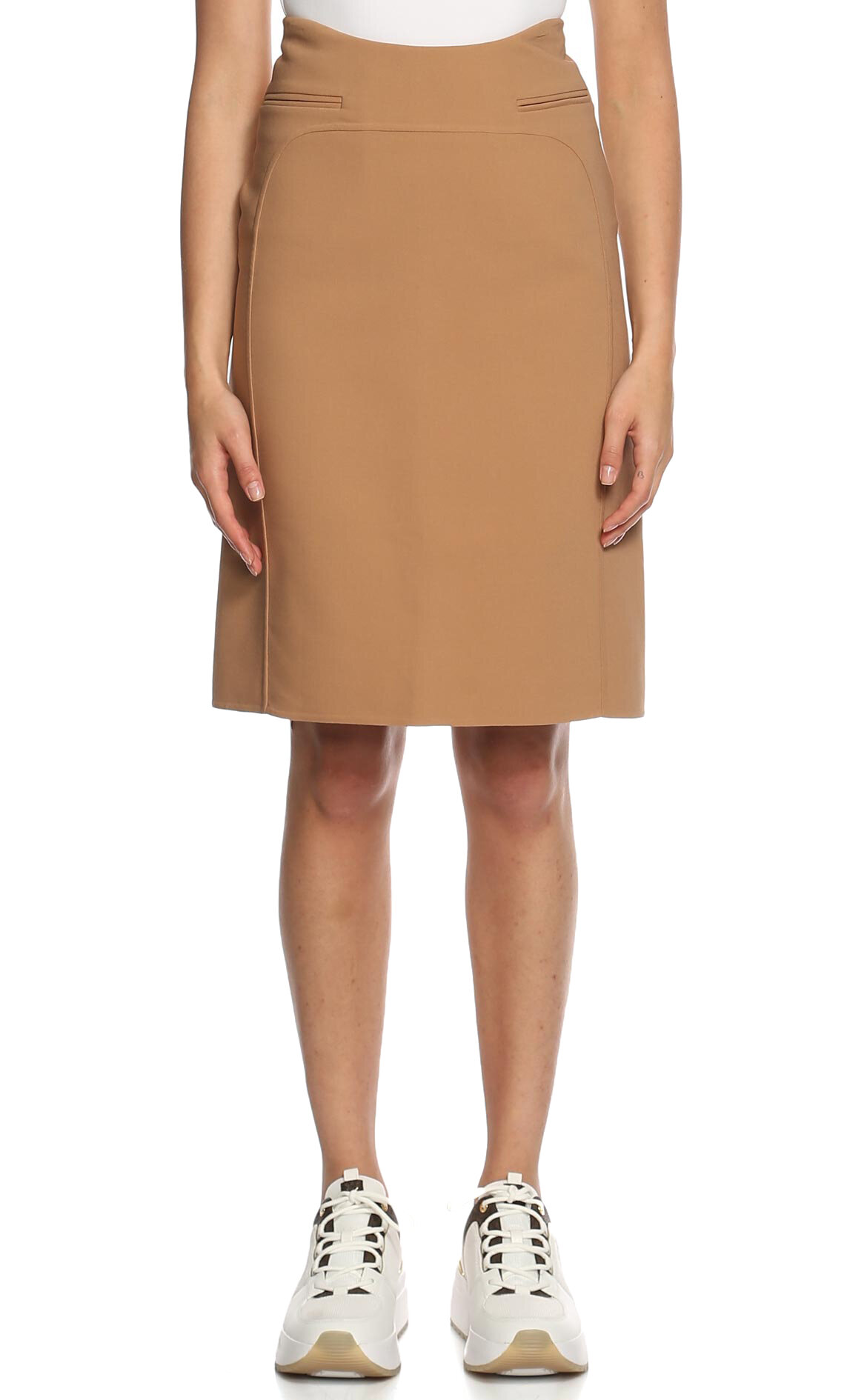 Agnona-Agnona Pudra Rengi Etek