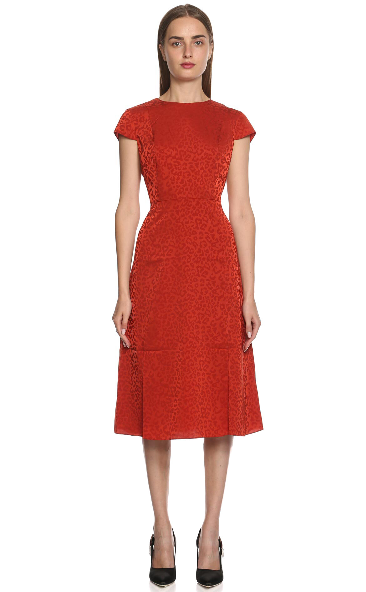 Ted Baker-Ted Baker Turuncu Elbise