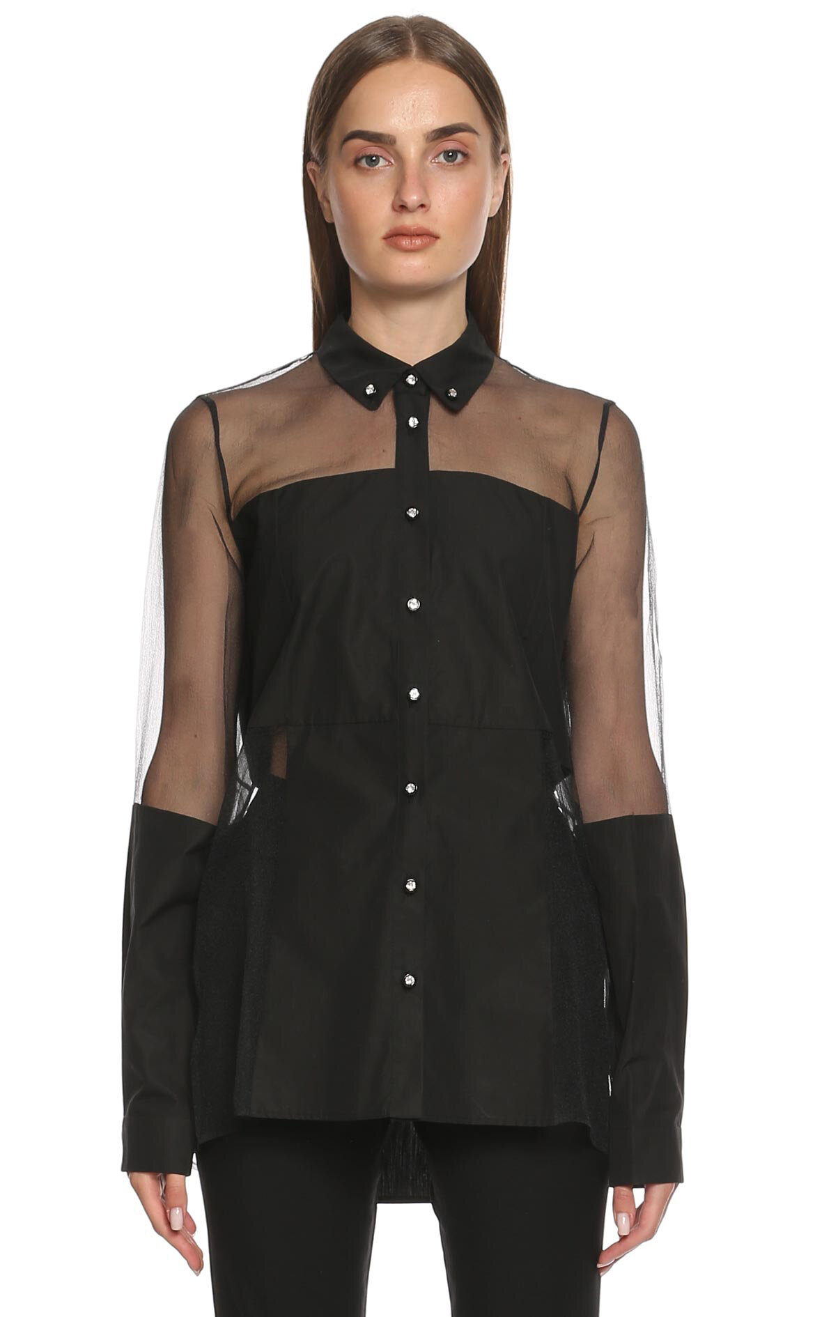 Christopher Kane-Christopher Kane Siyah Gömlek Christopher Kane-Christopher Kane Siyah Gömlek