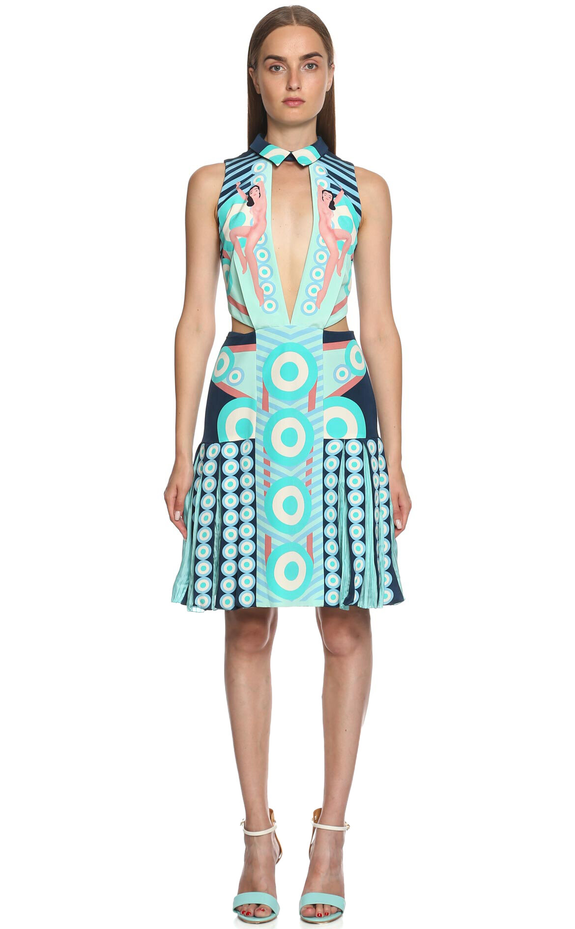 Holly Fulton-Holly Fulton Lacivert Elbise Holly Fulton-Holly Fulton Lacivert Elbise