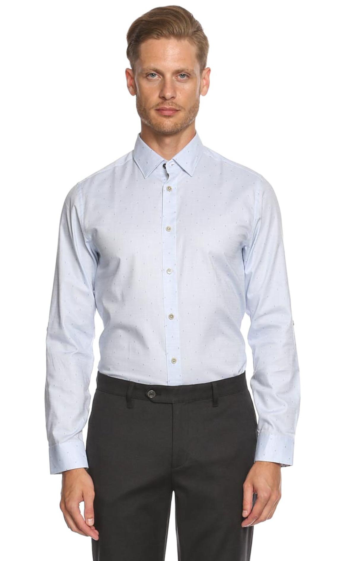 Ted Baker-Ted Baker Mavi Gömlek